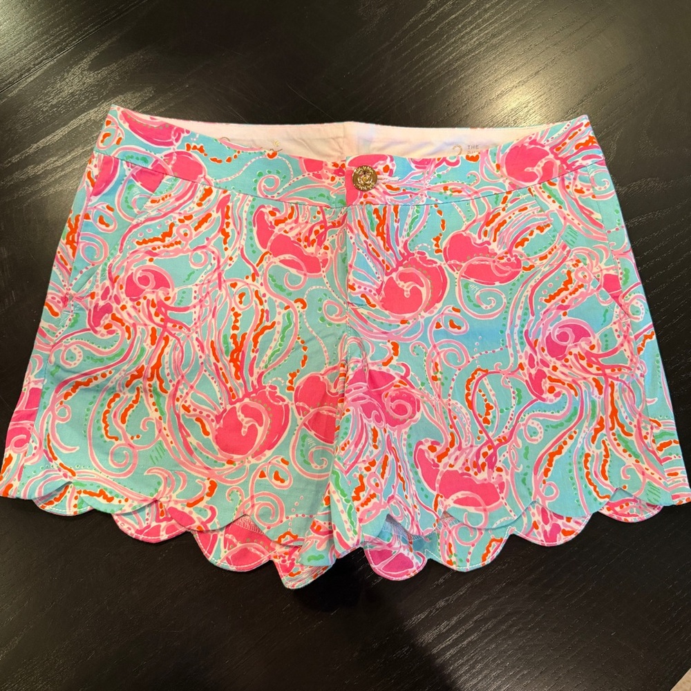 Lilly Pulitzer Buttercup Shorts In Jellies Be Jammin,… - Gem